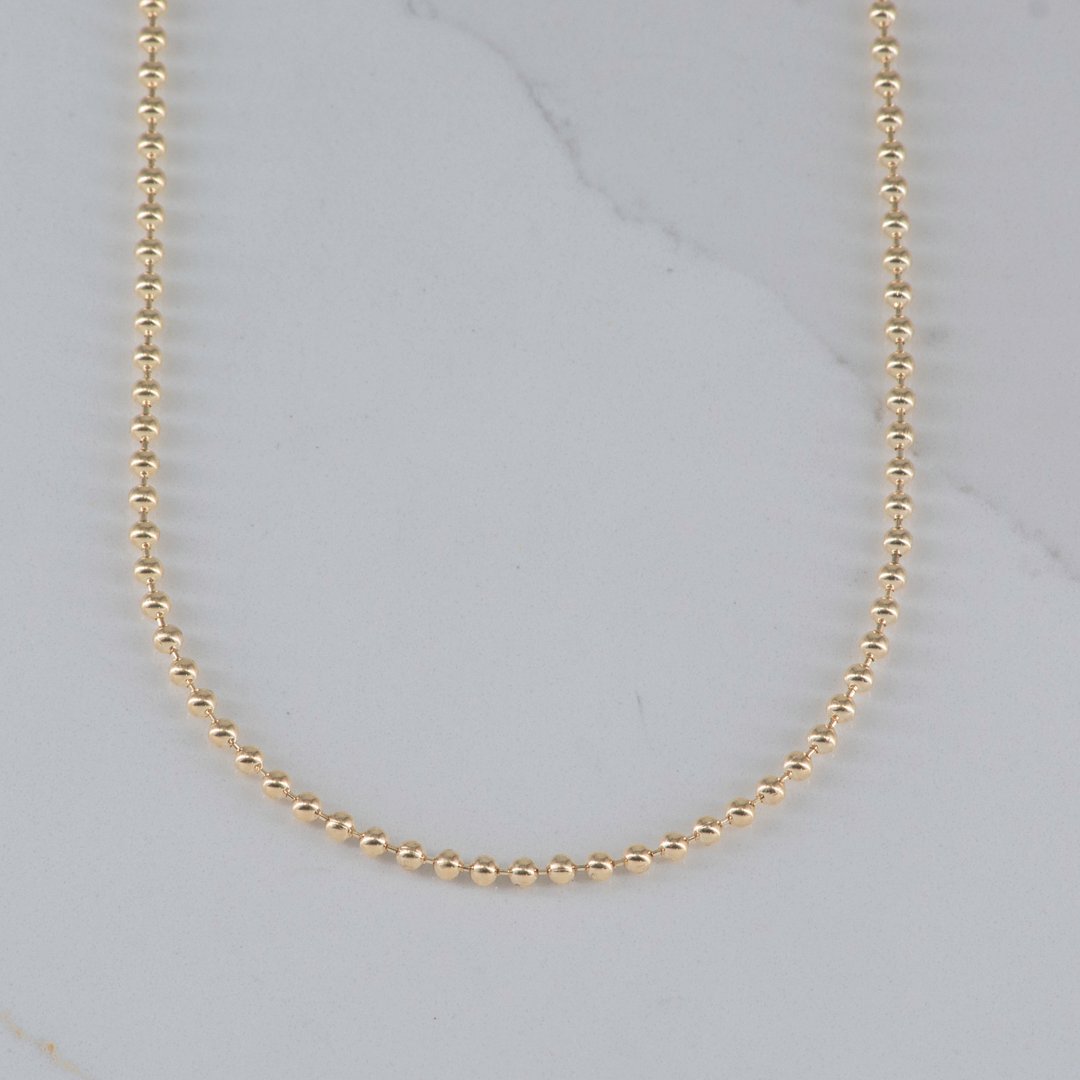 CADENA MILITAR 2MM-60CM - Oro Colombia Detal